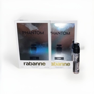 2- Paco Rabanne Phantom Elixir Parfum Intense Sample Spray .05oz *New ...