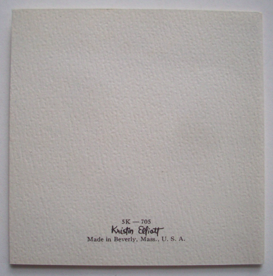 Wreath Kristin Elliott vintage Christmas greeting card *XX18 | eBay