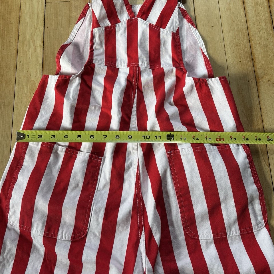 Game Bibs Overalls Red/White Striped College Small Football Indiana ...