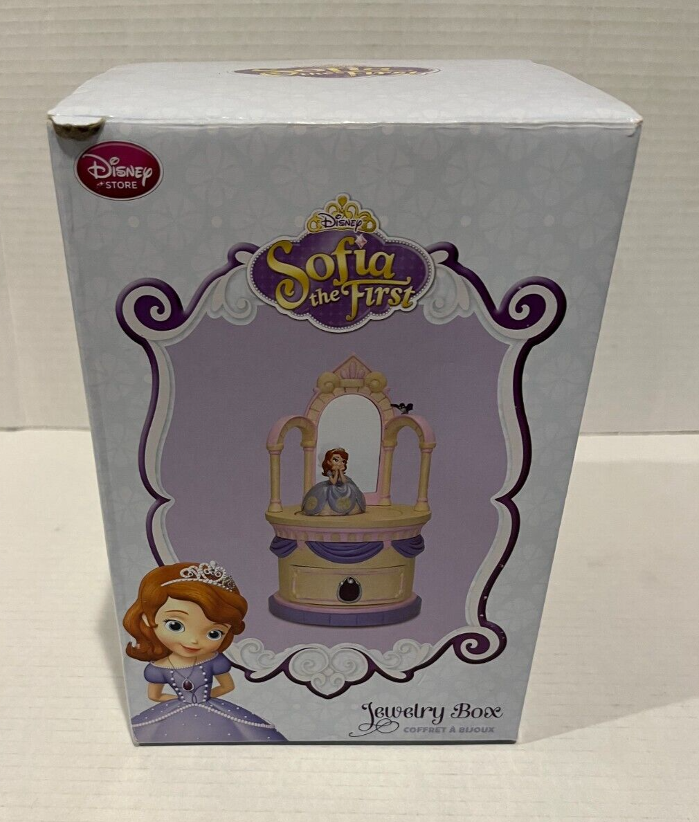 Disney Store Sofia the First Jewelry Box Genuine Collectible NRMT Open ...