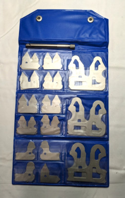 Radius Gage 26pc Set with Case Steel 0.01 - 0.5" Radius 615-4126 | eBay
