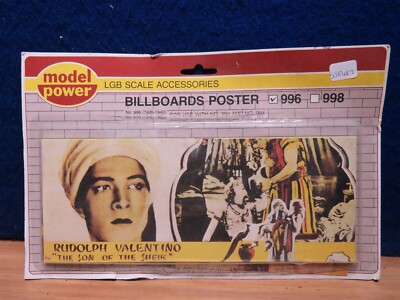 MODEL POWER LGB #996 BILLBOARDS POSTER SEALED 538487 | eBay