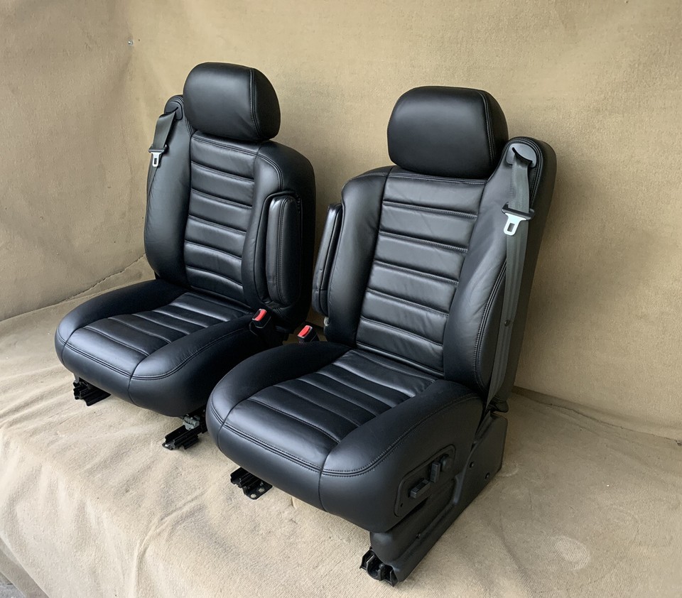 2005 2004 2003 Hummer H2 Front Seats In Black Leather Heated | eBay