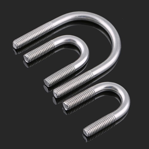 U-BOLTS U ROUND BEND SCREWS 304 A2 STAINLESS STEEL U SHAPED BOLT M6 M8 ...