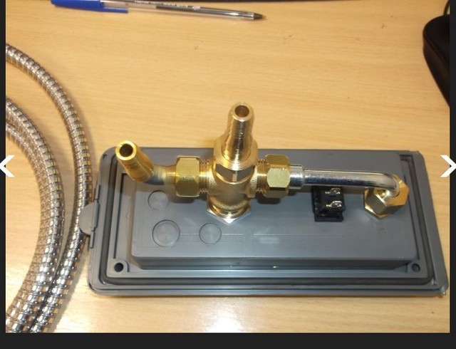 Motorhome & Caravan Reich External Shower Supply Fitting Kit Grey for ...