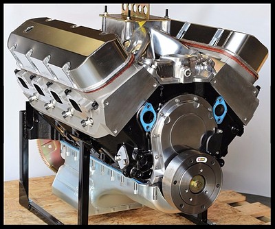 BBC CHEVY 496-505 ENGINE, DART BIG M BLOCK, CRATE MOTOR 674 hp BASE ...