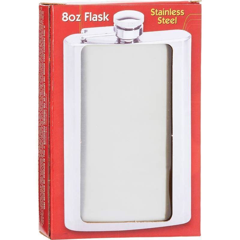 Maxam® 8oz Stainless Steel Vertical Flask | eBay
