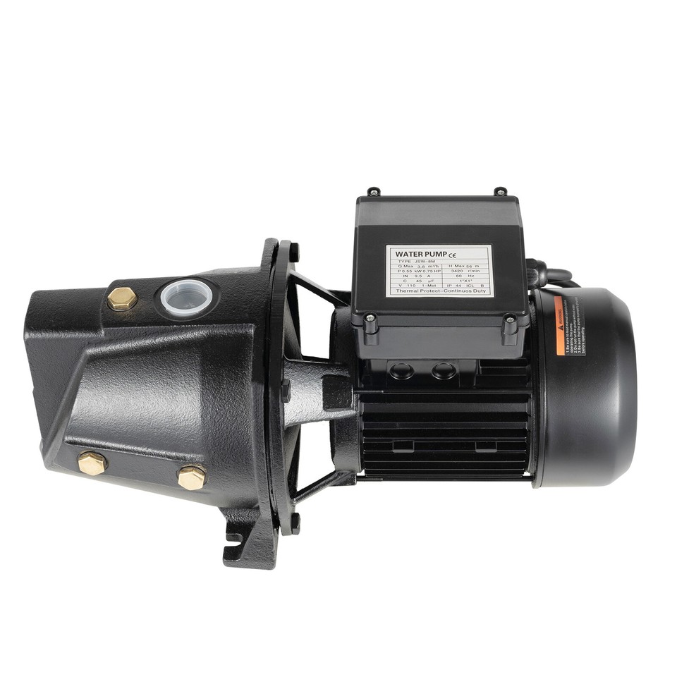 3/4HP Well Jet Pump Self-Priming Shallow Water Pump with Pressure ...