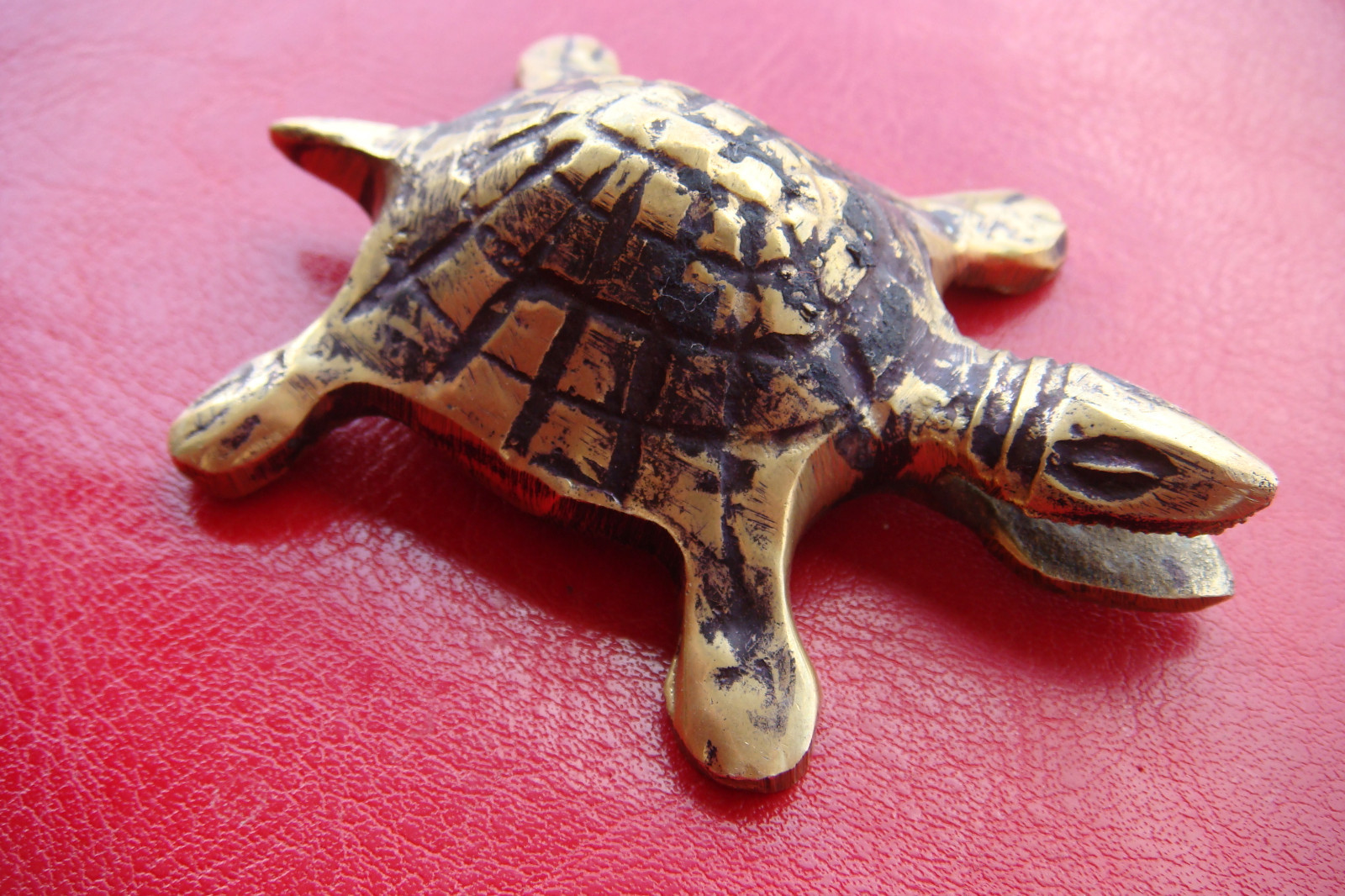 OLD HANDCRAFT SMALL Bronze Turtle FIGURINE STATUE WITH NUMBERS no.2 | eBay