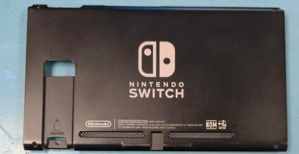 Back Cover Replacement Bottom Housing Shell Case For Nintendo Switch V1 ...