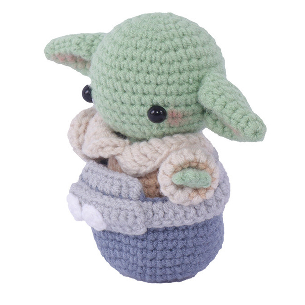 Handwoven Yoda Baby Toy Thread Toys Star Wars Alien Knitted Doll Toys ...