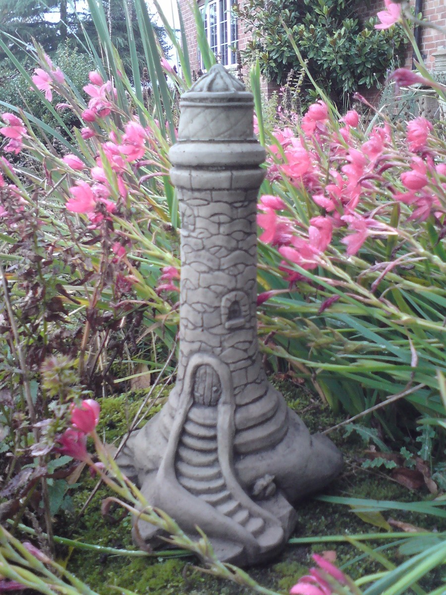 Lighthouse Lawn Ornament Garden Lighthouse Garden Sparkle Solar