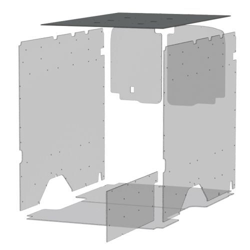 Legend 75C5-114-2613 DuraTherm Ceiling Liner Kit For Ford Transit 148in ...