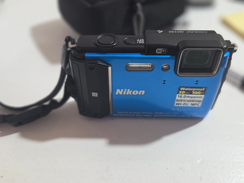 Nikon Coolpix AW130 16.0 Waterproof Camera Blue No Charger 256gb card ...