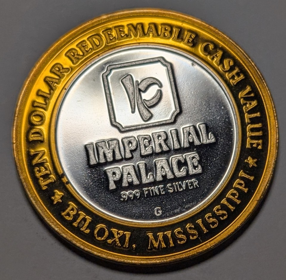 Imperial Palace ~ Biloxi, Mississippi ~ .999 Fine Silver Strike Gaming ...
