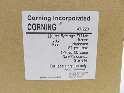 Corning 431229 28 mm Syringe Filter 0.20 Micron PES Membrane 87 psi max ...