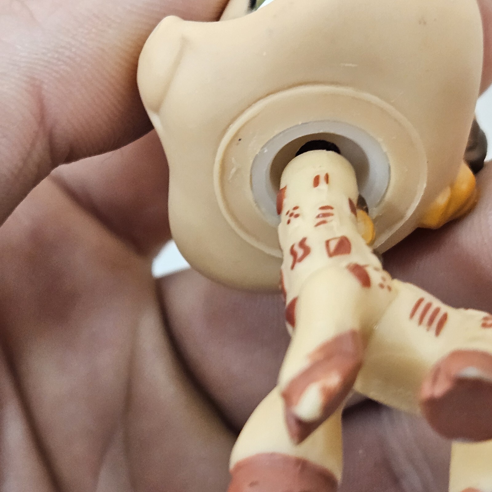 Littlest Pet Shop Tan Orange Brown Giraffe #902 Orange Green Swirl Eyes ...