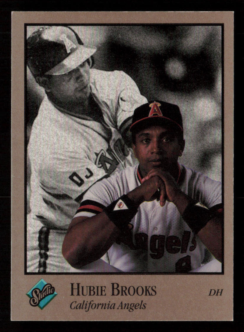 1992 Studio Hubie Brooks #142 California Angels Baseball Card | eBay
