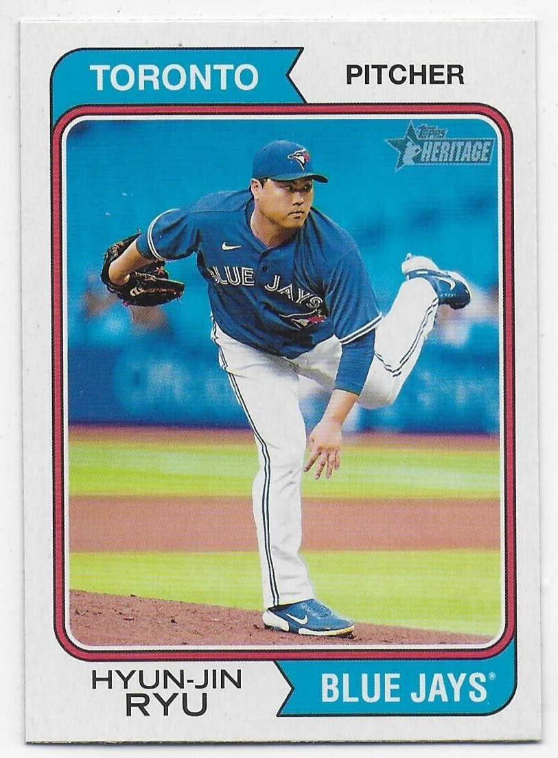 2023 Topps Heritage - #105 Hyun-Jin Ryu for sale online | eBay