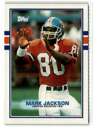 1989 Topps FOOTBALL #242 Mark Jackson Denver Broncos | eBay