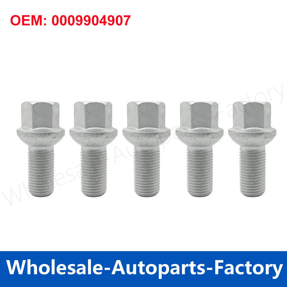 5Pcs Wheel Lug Bolts Nuts 0009904907 For Mercedes Benz SL550 CLS550 ...