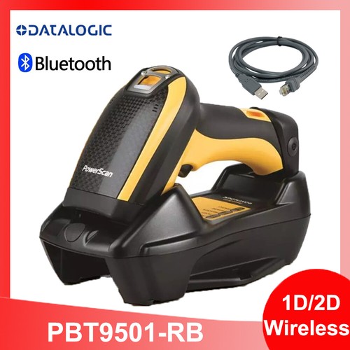 Datalogic PBT9501-RB 2D Handheld Wireless Barcode Scanner w/ USB Cable ...