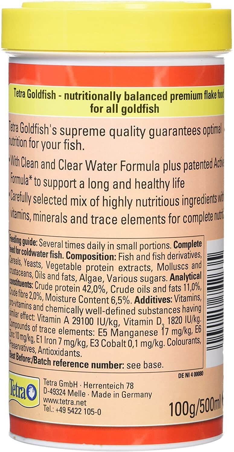 Tetra Goldfish Flake Cold Water Aquarium Fish Food 20g 52g 100g 200g | eBay