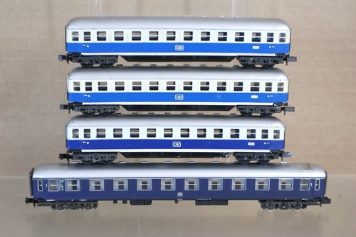 ARNOLD ATLAS N GAUGE RAKE of 4 DB BLUE CREAM EXPRESS COACH oi | eBay