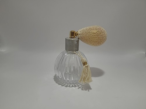 Vintage Atomizer Perfume Spritzer Mist Bottle Glass Container Bronze ...