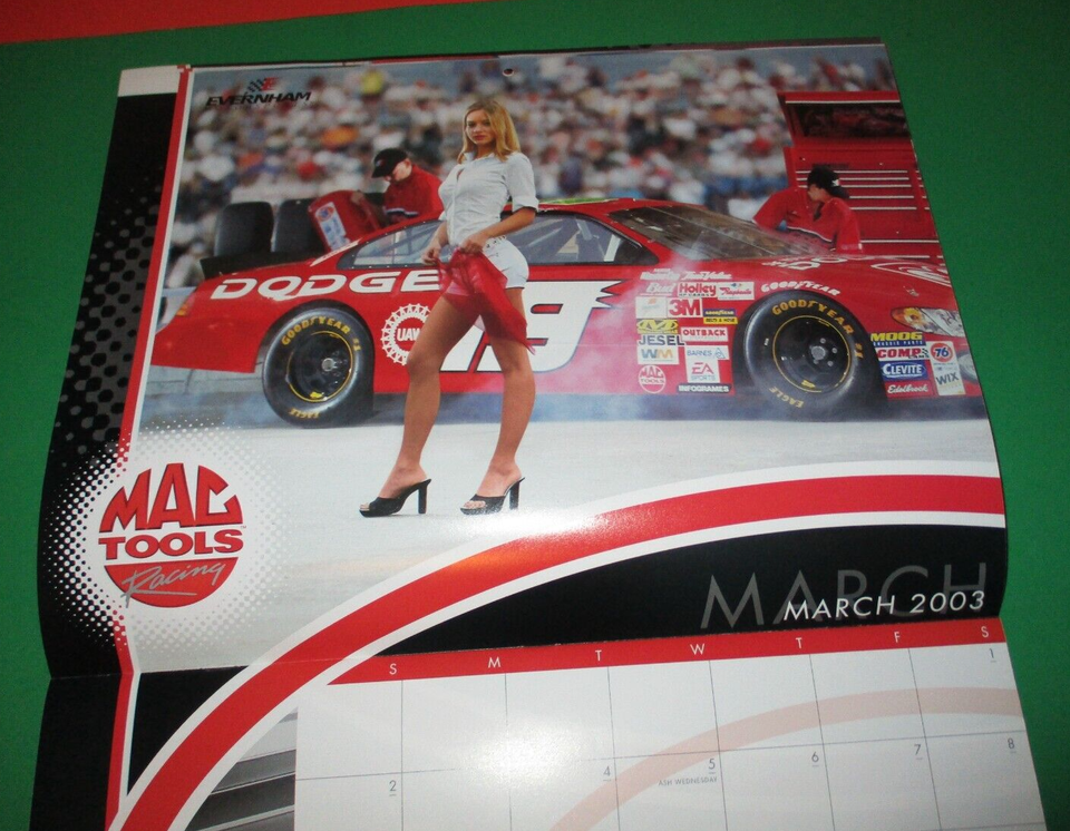 2003 Mac Tools Racing Calendar 14 x 11 Street Rods Cars Vintage Sealed ...
