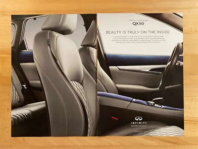 2018 Original Print 2 Page Ad Infinity QX50 | eBay