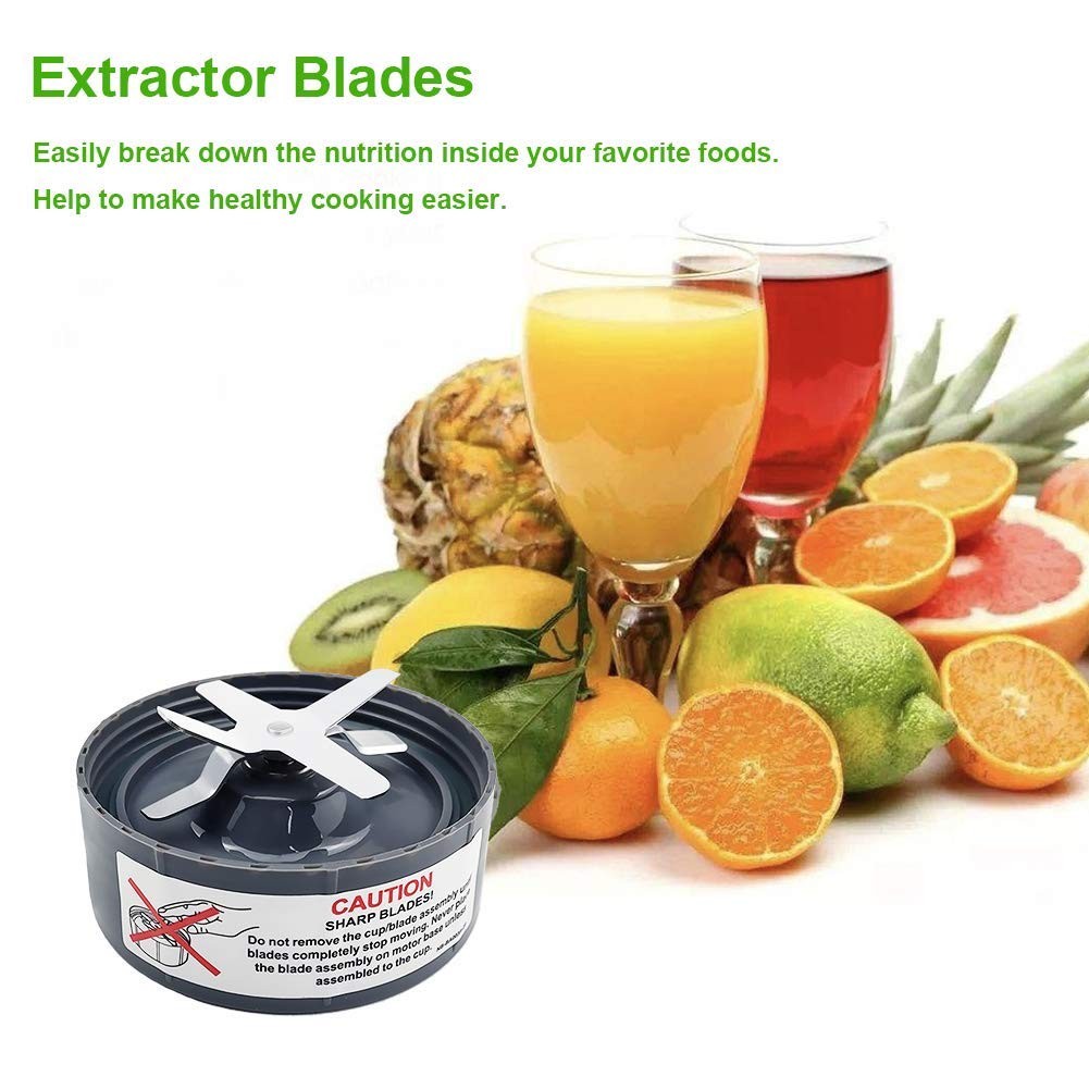 Replacement Extractor Blade, Fit for NutriBullet 600w/ 900w Pro Series ...