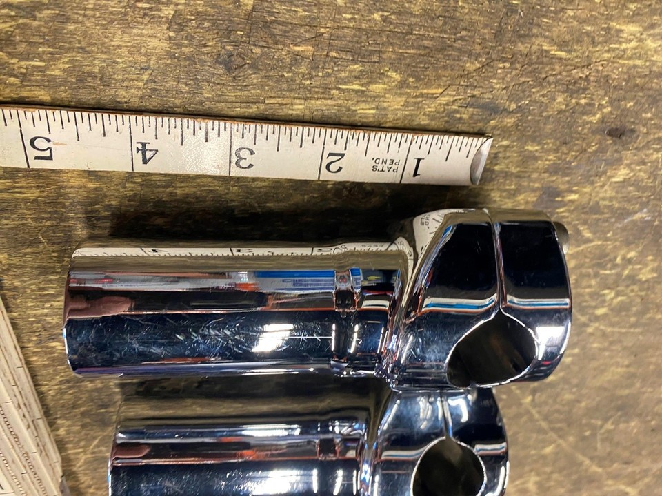 OEM 4" FXSTS FLSTS Softail Springer Heritag Handlebar risers Factory ...