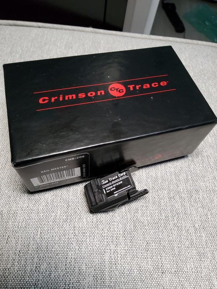 New Crimson Trace CMR-206 Rail Master Green Picatinny/ Weaver Rail | eBay