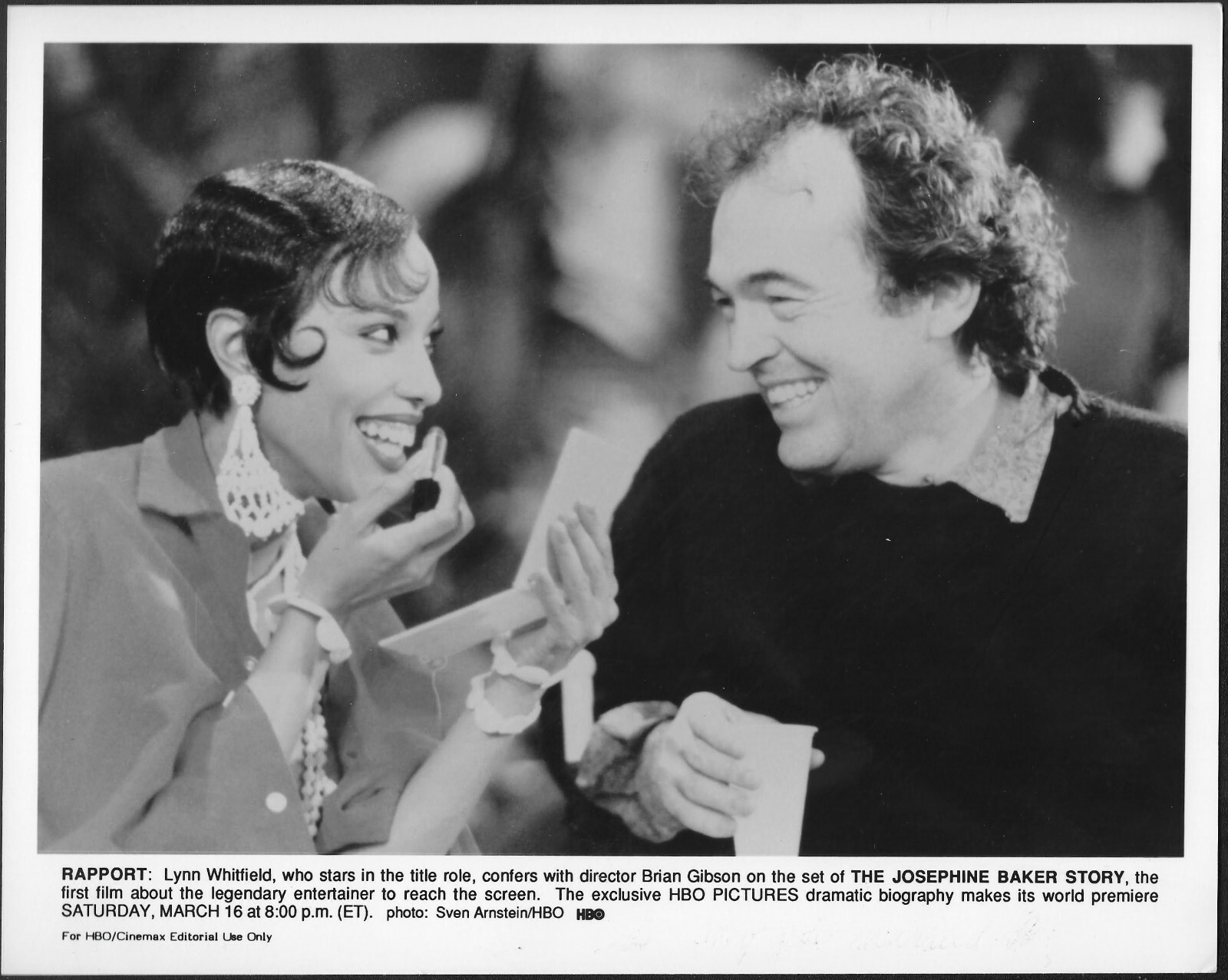 Lynn Whitfield as Josephine Baker Original 1990s Promo Photo Brian ...