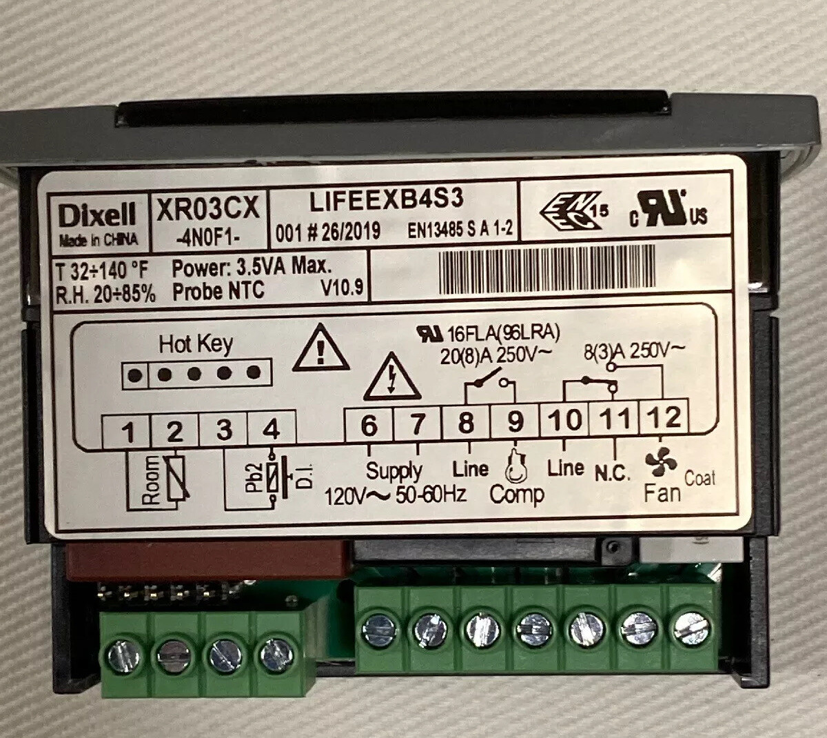 Brand New Dixell Temperature Controller XR03CX-4N0F1 With Temperature ...