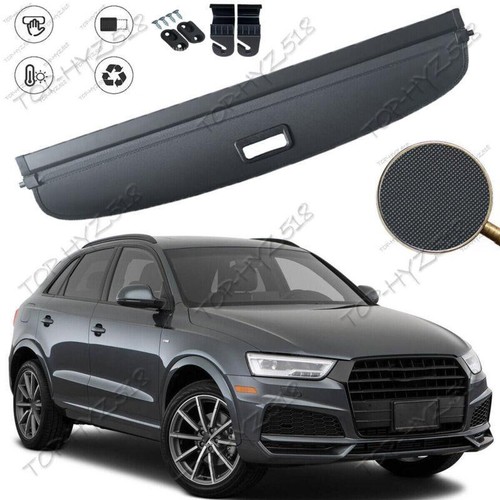 For Audi Q3 2019-2024 Canvas style Car Trunk Cargo Cover Luggage Shield ...