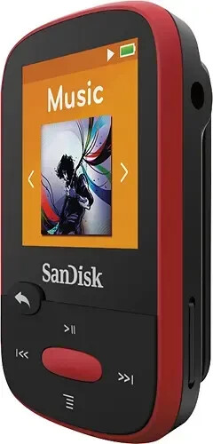 SanDisk Sansa Clip Sport 4GB MP3 Audio Music Player microSDHC Slot ...