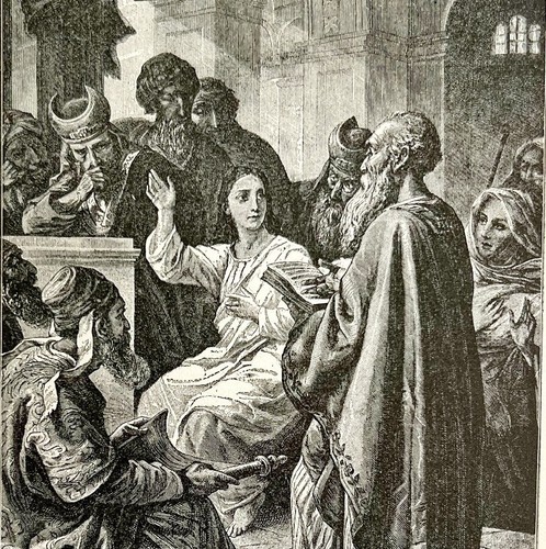 1888 The Wisdom of Jesus Christ Victorian Religious Art Print Bible ...