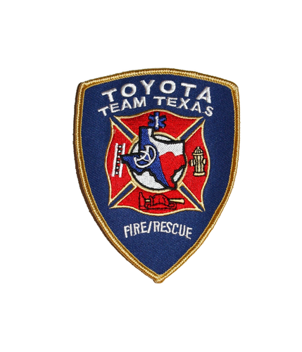 Toyota Team Texas Fire Rescue Department Embroidered Firefighter Patch ...