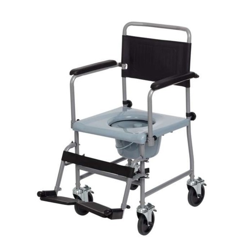 Drive Mobile wheeled glideabout toilet commode chair wheelchair with ...