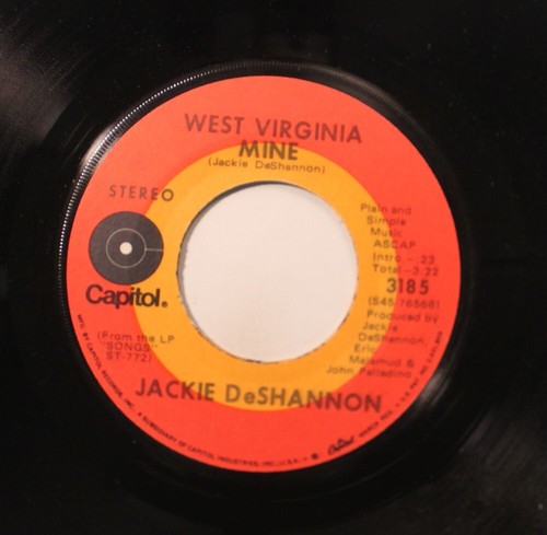 Rock 45 Capitol - West Virginia Mine / Stone Cold Soul On Jackie ...