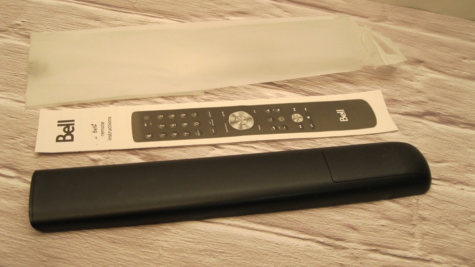 BELL FIBE TV Bluetooth Slim Replacement Remote Control New Condition w ...