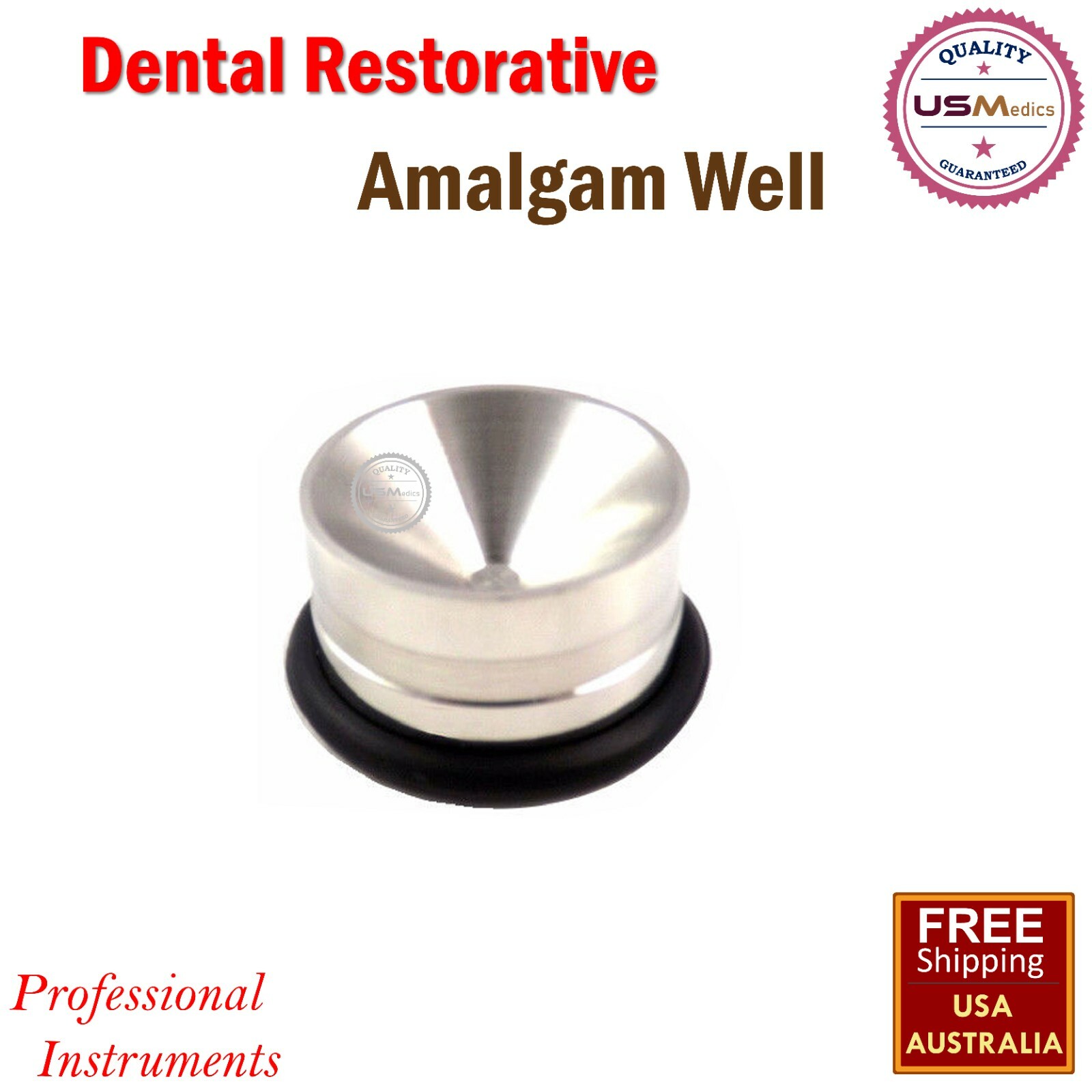 2 Pieces Dental Implant Amalgam Well Pot Non Slip Bone Graft Mixing Amalgam Lab | eBay