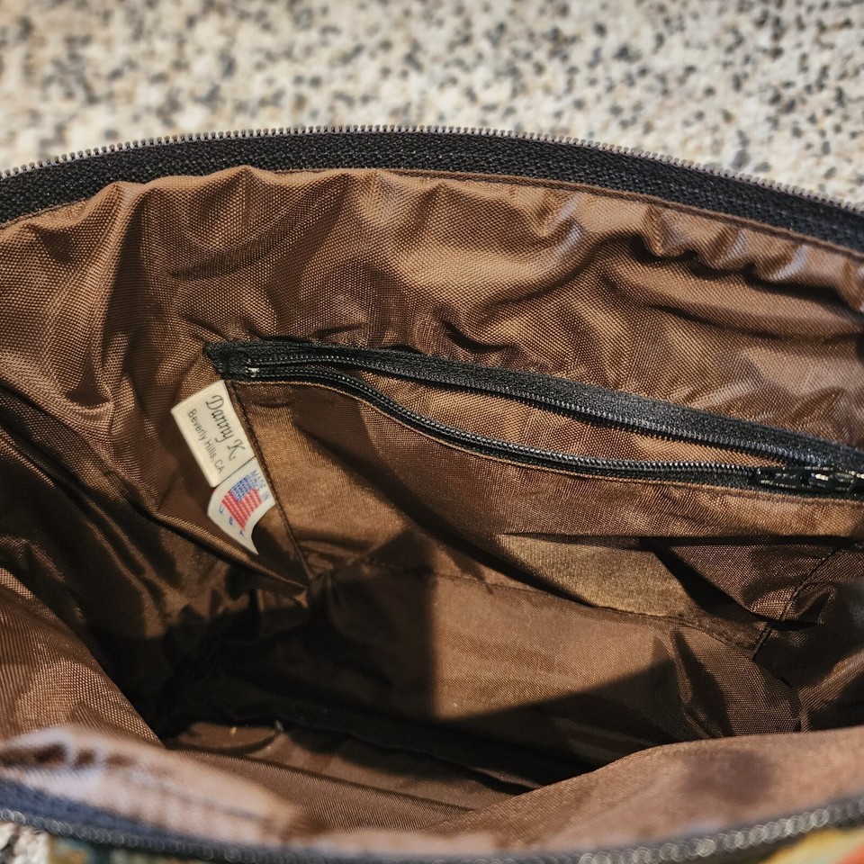 Danny K Purse Beverly Hills CA Women's Tapestry Fabric Crossbody ...