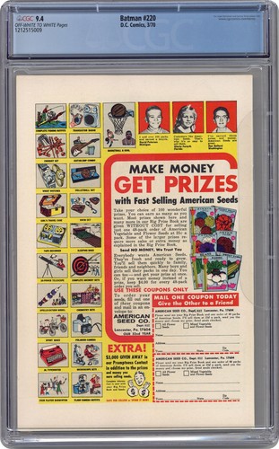 Batman #220 CGC 9.4 1970 1212515009 | eBay