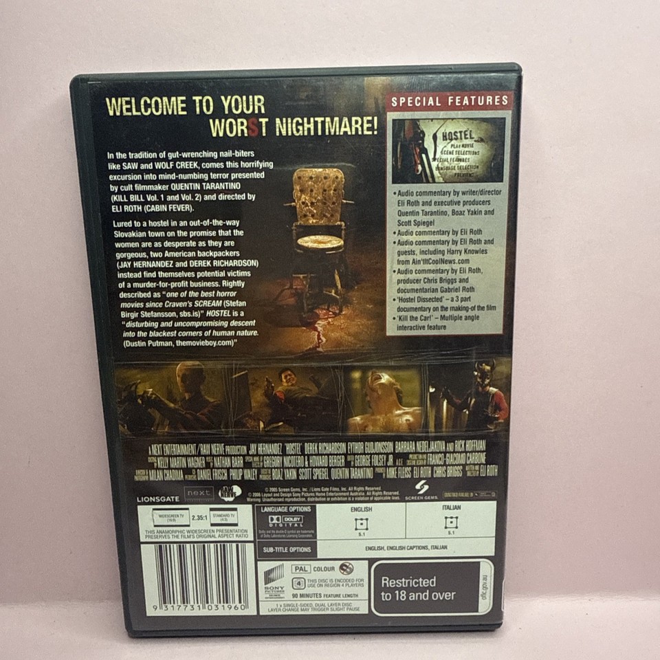Hostel - Horror DVD R4 Movie | eBay
