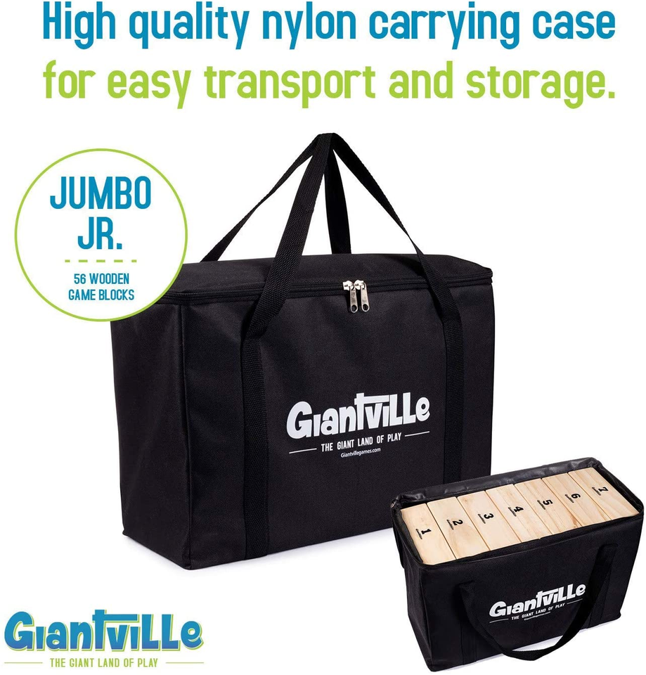 Giant Tumbling Timber Toy - Premium Pine Wood Life-Size Blocks Tower ...