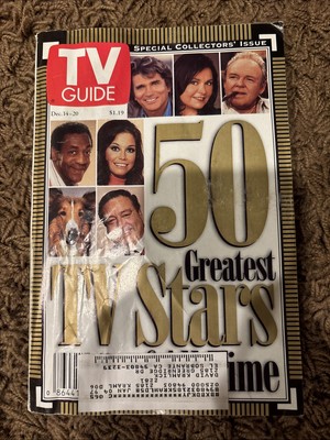 TV Guide 50 Greatest TV Stars December 1998 | eBay