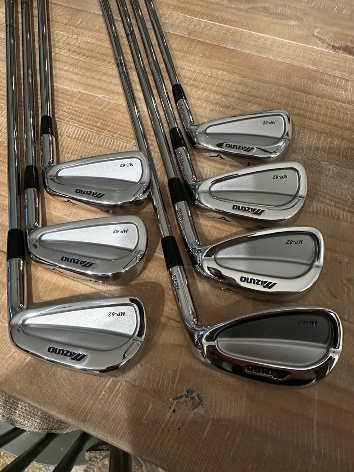 New! Pristine Mizuno MP62 4-PW Iron Set Dynamic Gold SL Sensicore ...